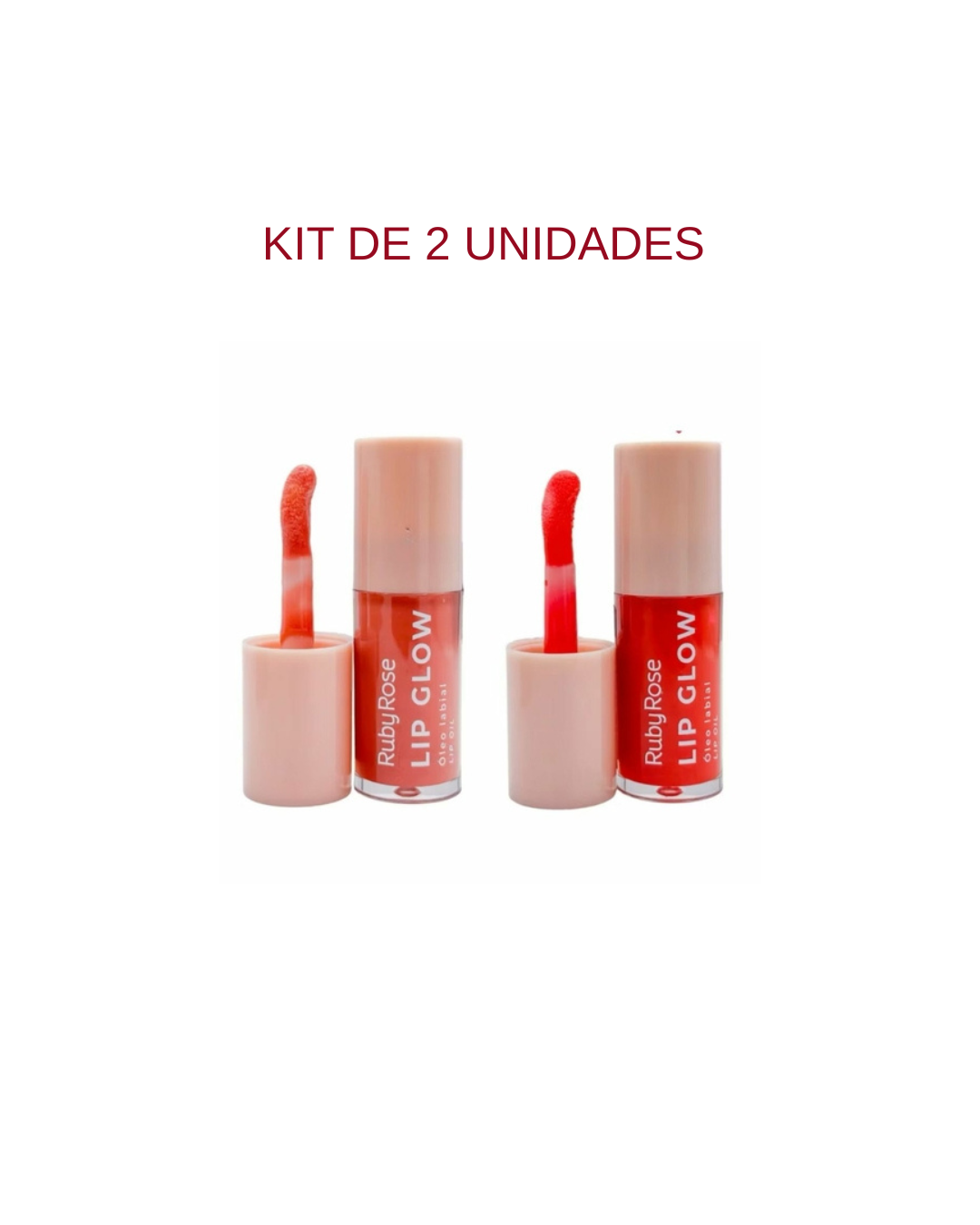 Kit de 2 Uni Lip oil- Ruby Rose – Reina Roja